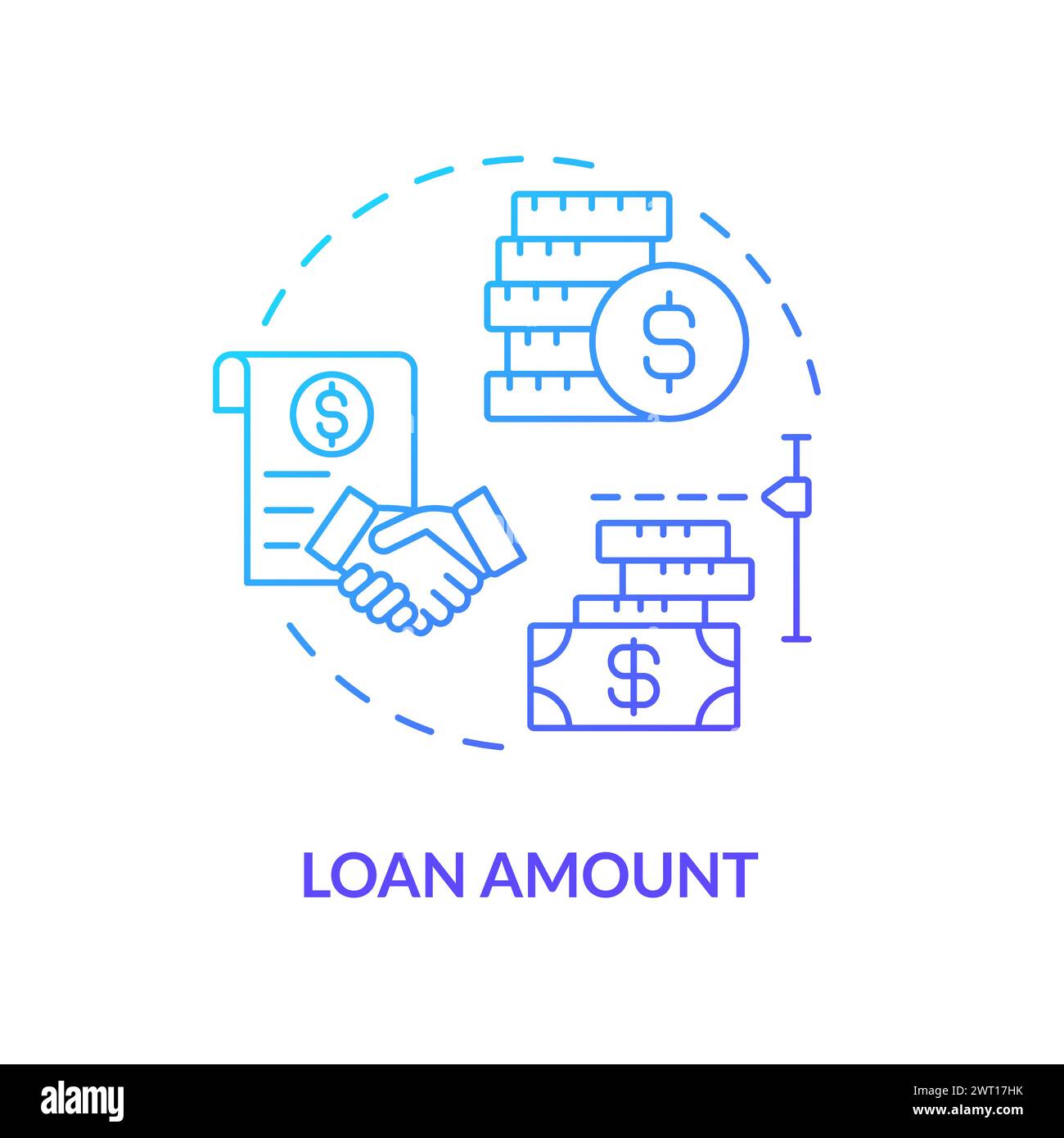 Loan limit Stock Vector Images - Alamy