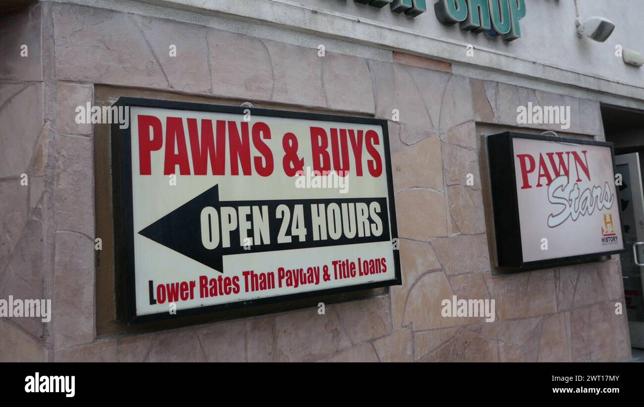 Las Vegas, Nevada, USA 7th March 2024 Pawn Stars World Famous Gold ...