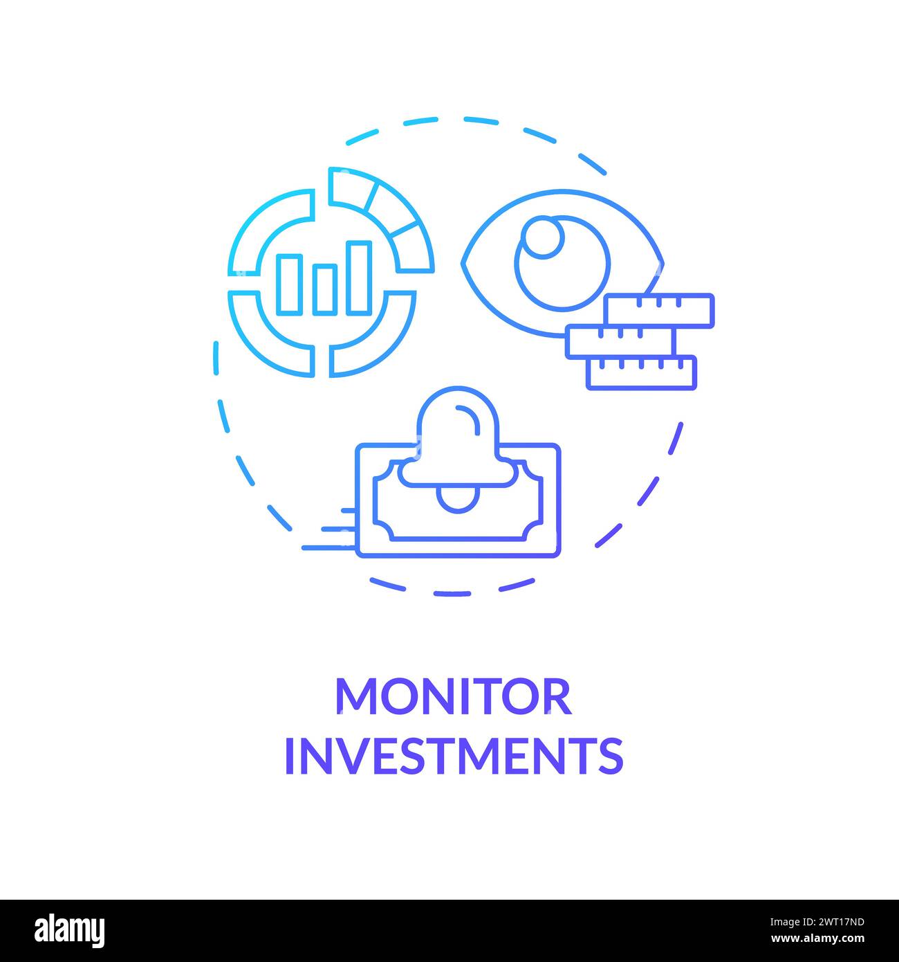 Portfolio monitoring Stock Vector Images - Alamy