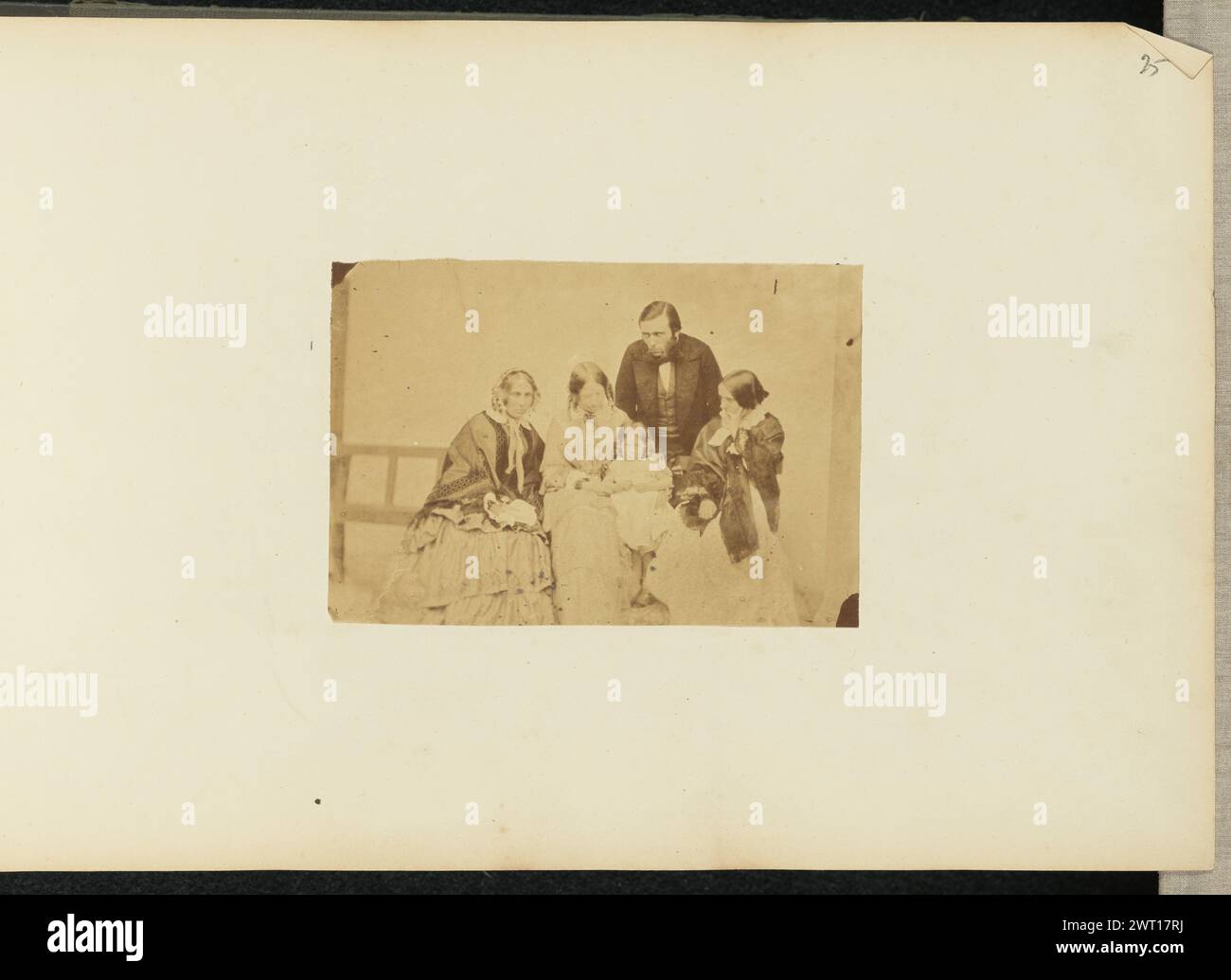 Group portrait. Sir John Joscelyn Coghill, photographer (Irish, 1826 ...