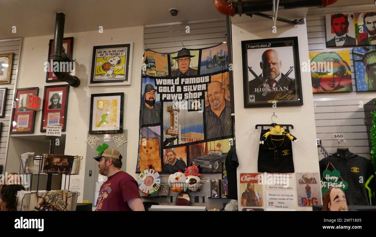 Las Vegas, Nevada, USA 7th March 2024 Pawn Stars World Famous Gold ...