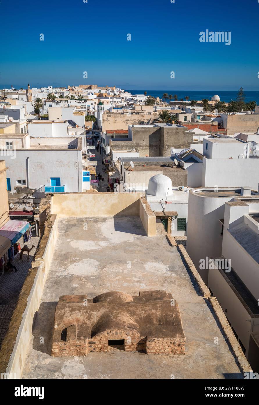Looking east from the roof of the Skifa el Kahla across the medina ...