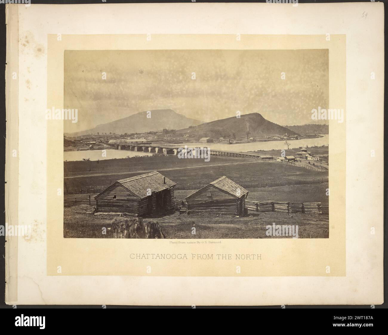 Chattanooga from the North. George N. Barnard, photographer (American ...