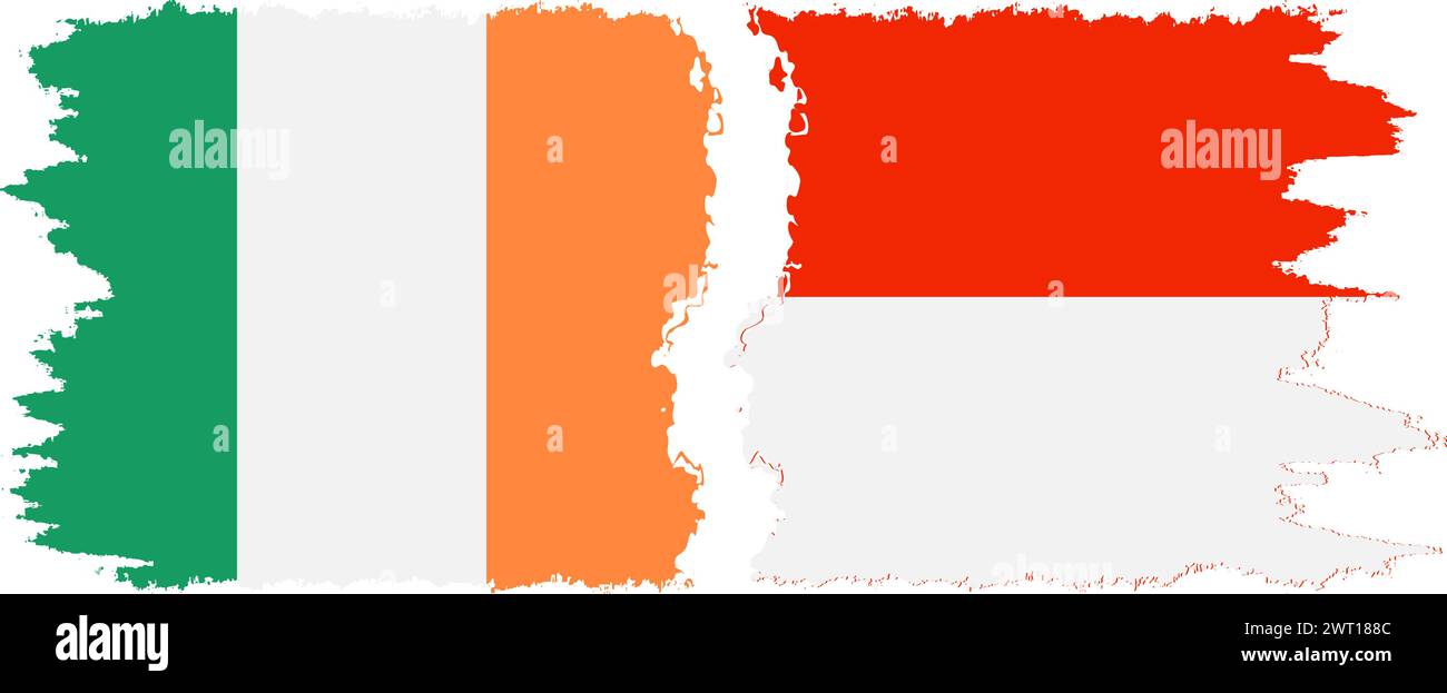 Ireland indonesia flag hi-res stock photography and images - Alamy