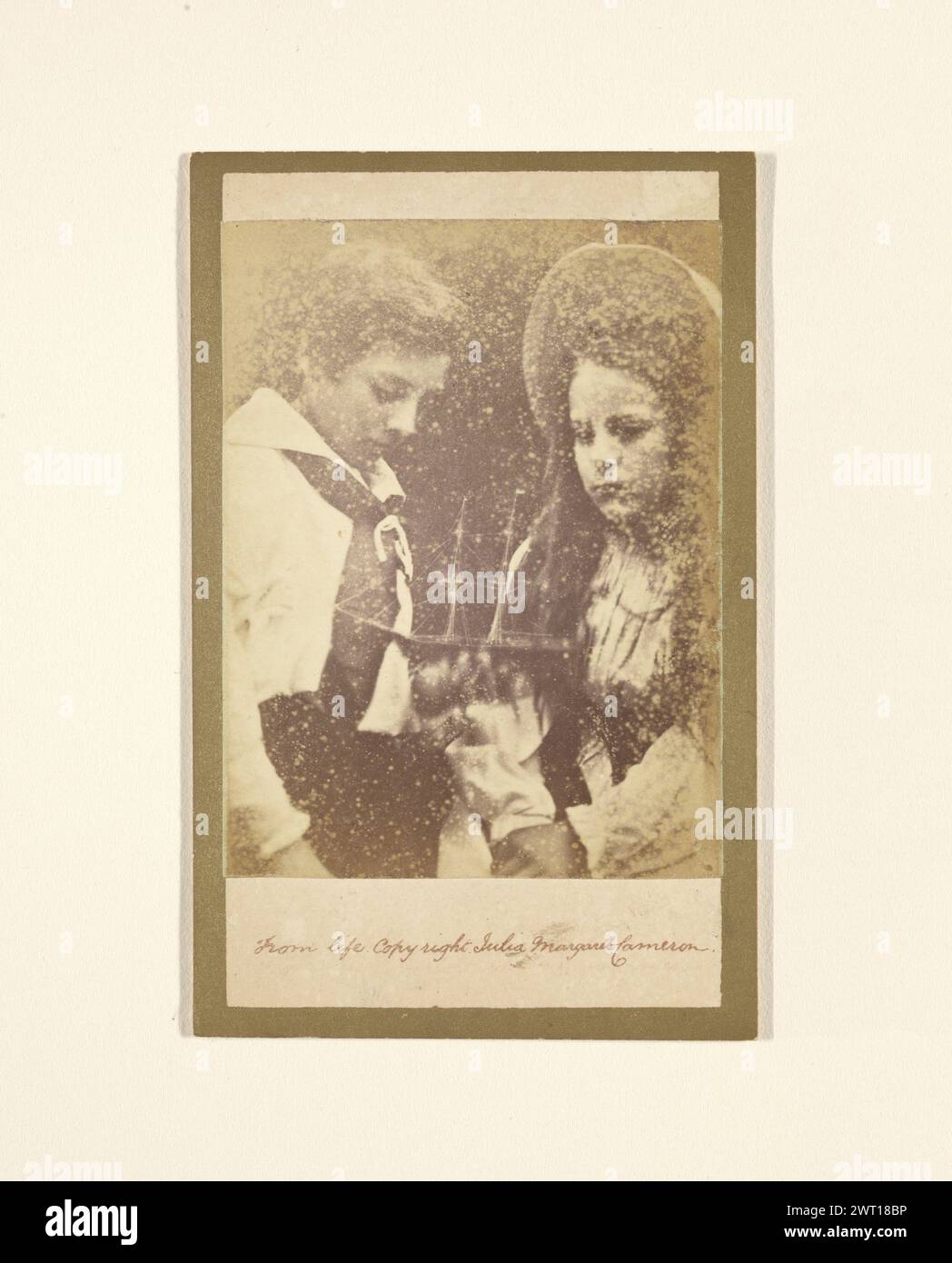 Claude and Florence Anson. Julia Margaret Cameron, photographer ...