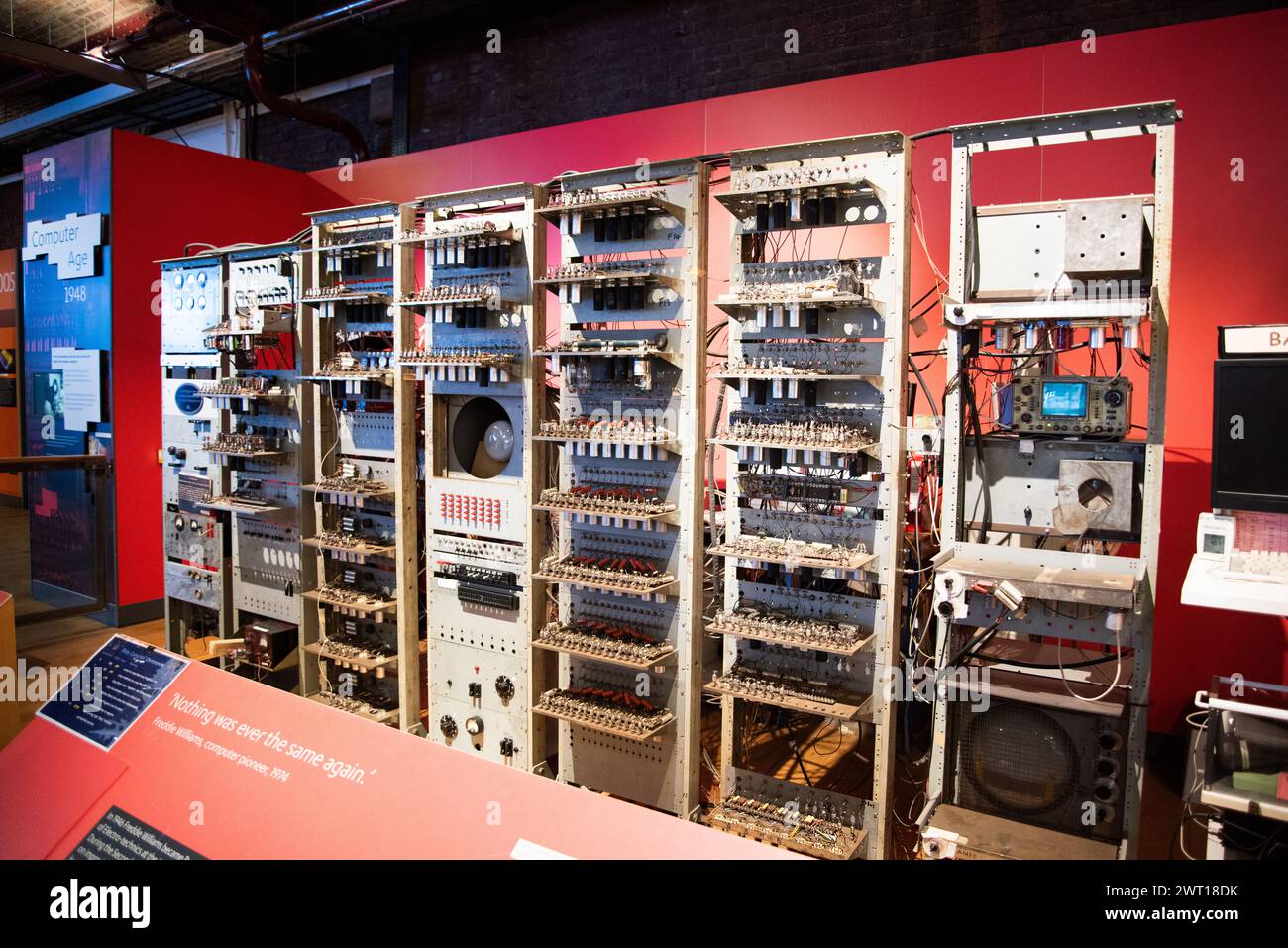 The "Baby" computer, 1948, Science and Industry Museum, Manchester ...