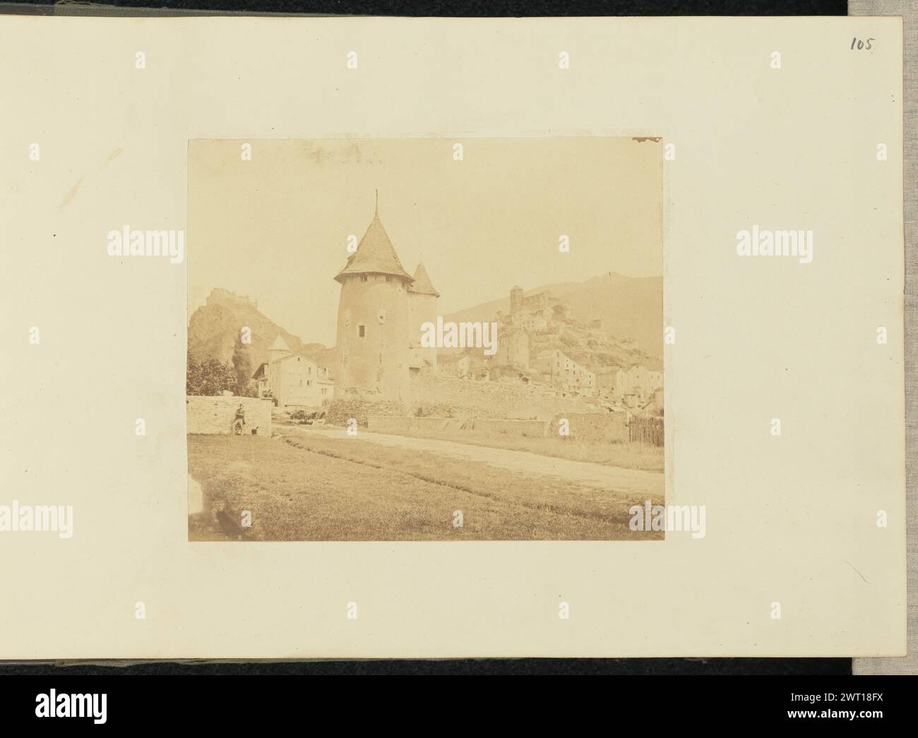 Man outside city. Sir John Joscelyn Coghill, photographer (Irish, 1826 ...