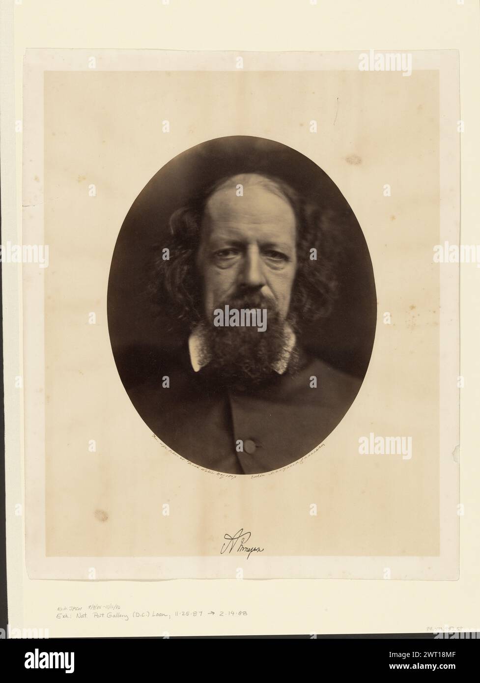 Alfred, Lord Tennyson. Julia Margaret Cameron, photographer (British ...