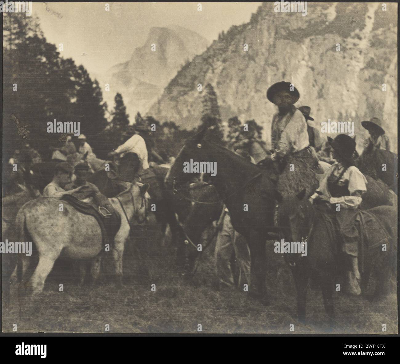 Men on Horseback. Louis Fleckenstein, photographer (American, 1866 ...