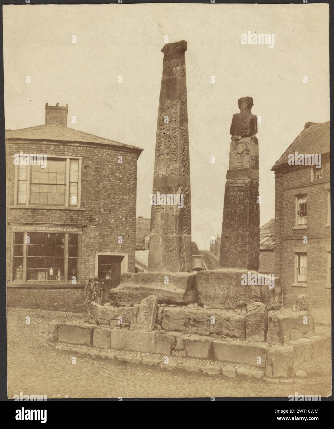 Village View with Monuments. Unknown, photographer mid-19th century ...