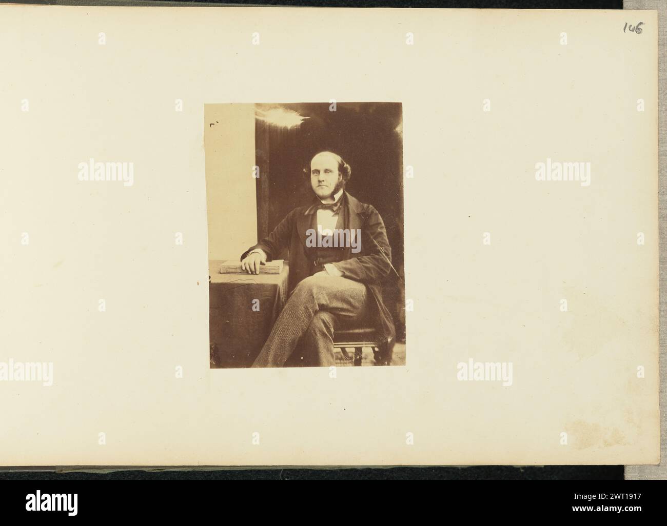 Portrait of man. Sir John Joscelyn Coghill, photographer (Irish, 1826 ...