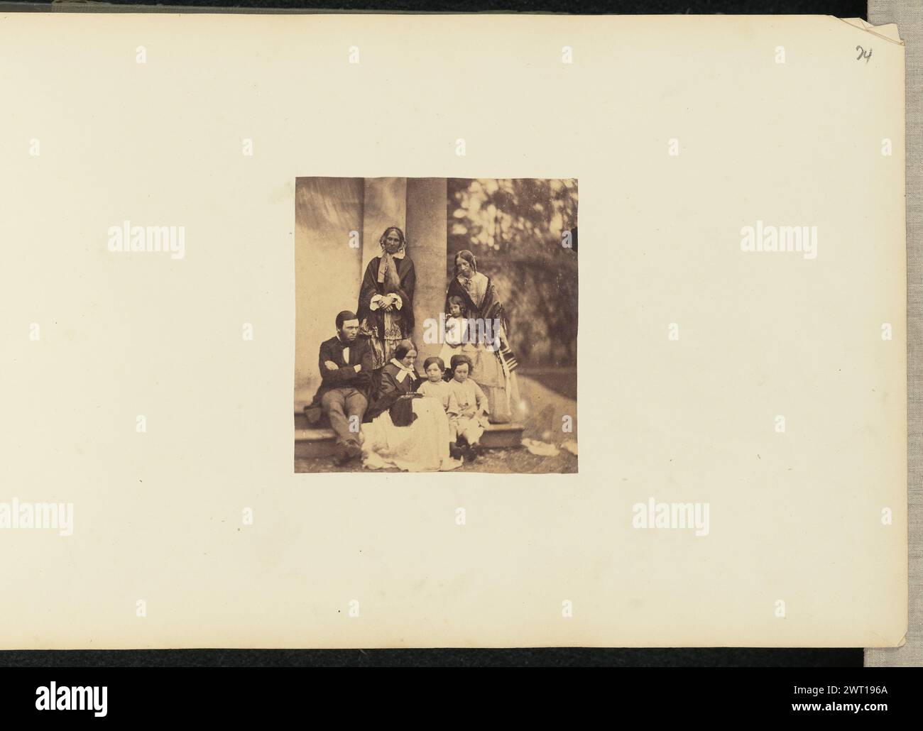 Group portrait. Sir John Joscelyn Coghill, photographer (Irish, 1826 ...