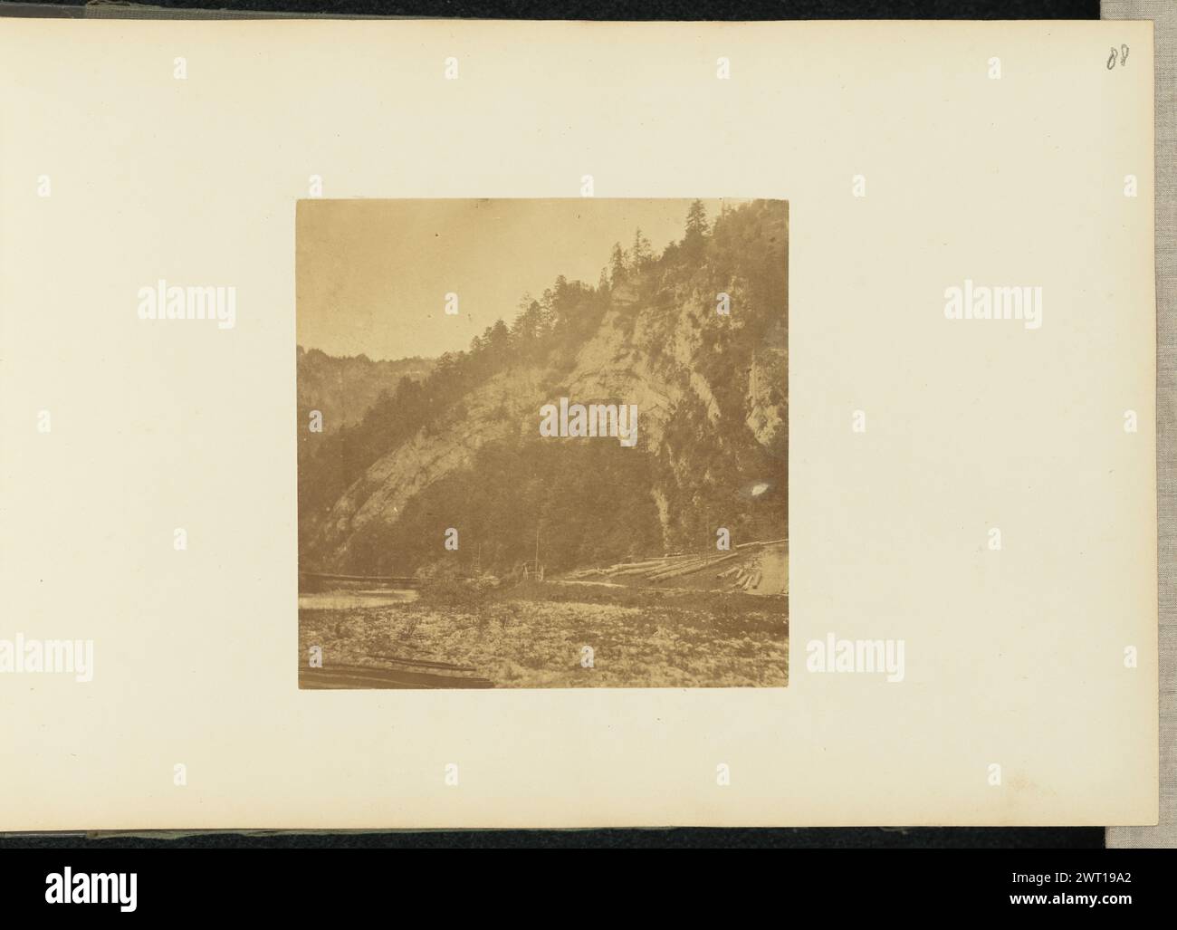 Mountain landscape. Sir John Joscelyn Coghill, photographer (Irish ...