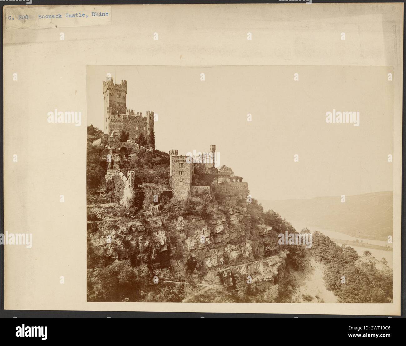 Sooneck Castle. Unknown, photographer about 1880 A medieval castle ...