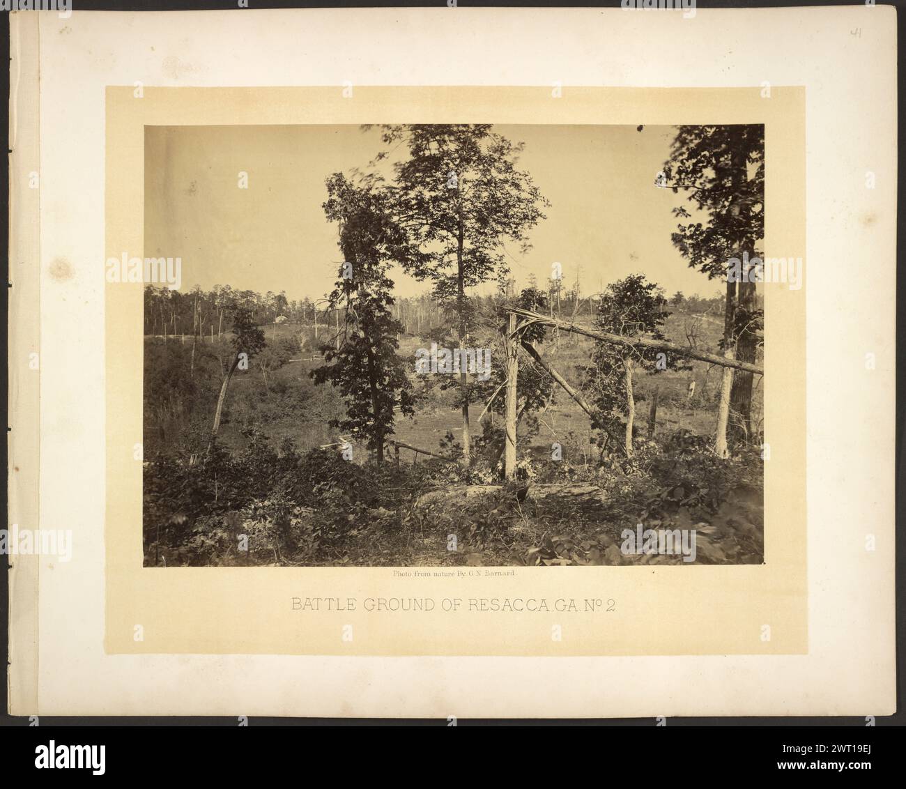 Battle Ground of Resacca, Ga. No. 2. George N. Barnard, photographer ...