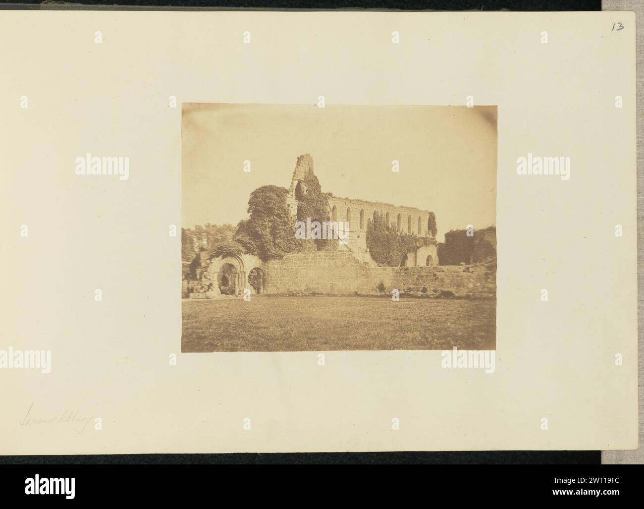 Jervaulx Abbey. Sir John Joscelyn Coghill, photographer (Irish, 1826 ...