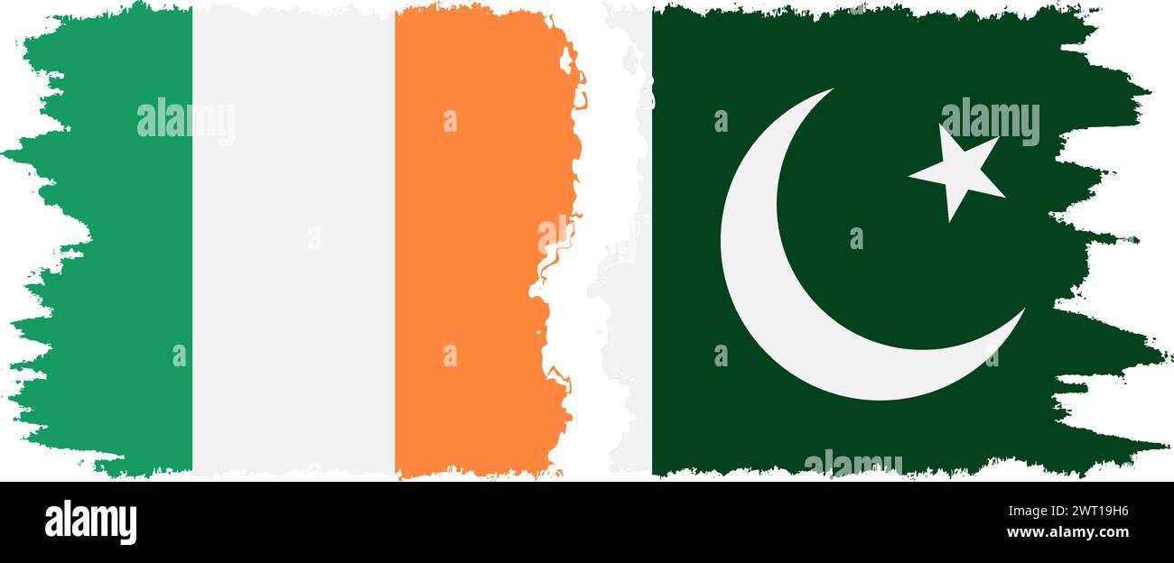 Ireland pakistan flag hi-res stock photography and images - Alamy