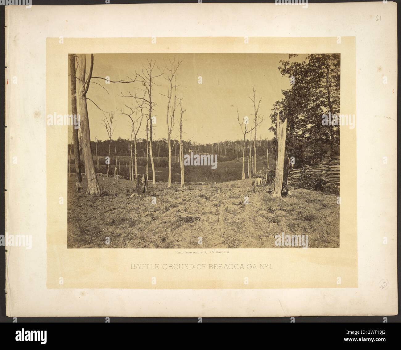 Battle Ground of Resacca, Georgia, No. 1. George N. Barnard ...