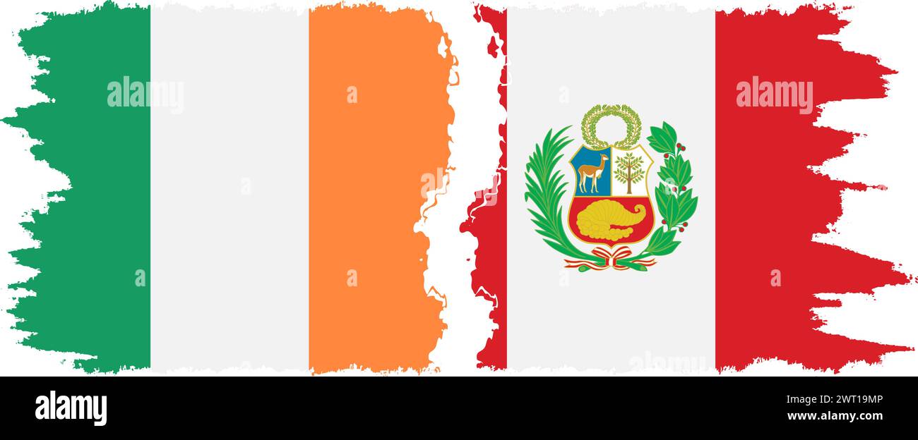 Ireland peru flag hi-res stock photography and images - Alamy