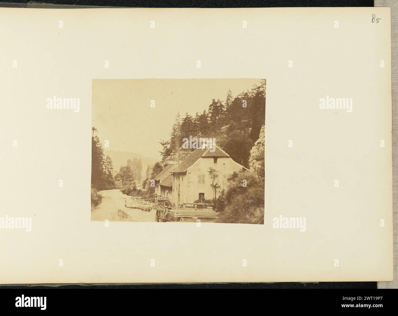Houses in mountains. Sir John Joscelyn Coghill, photographer (Irish ...