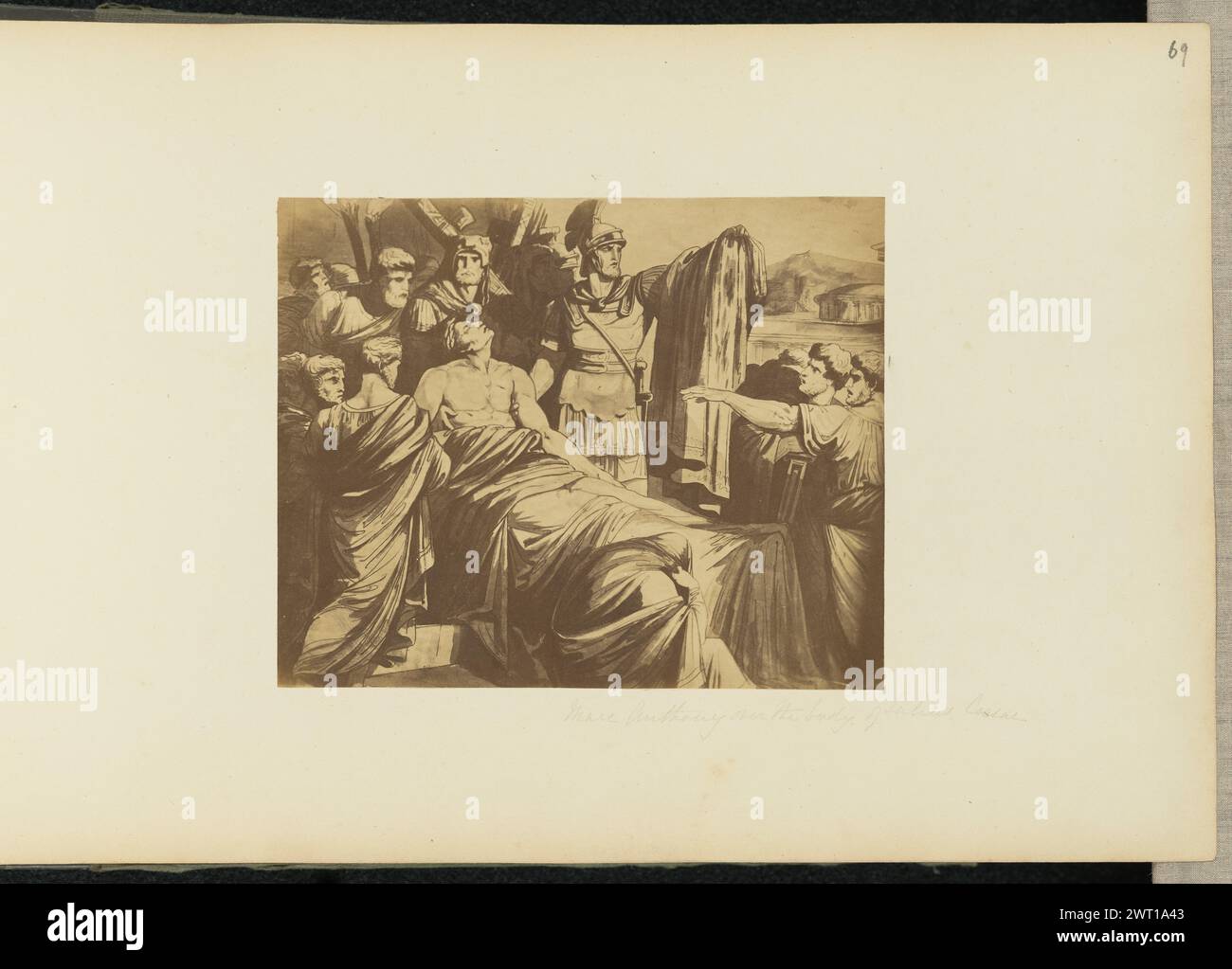 Marc Anthony over the body of Julius Caesar. Sir John Joscelyn Coghill ...