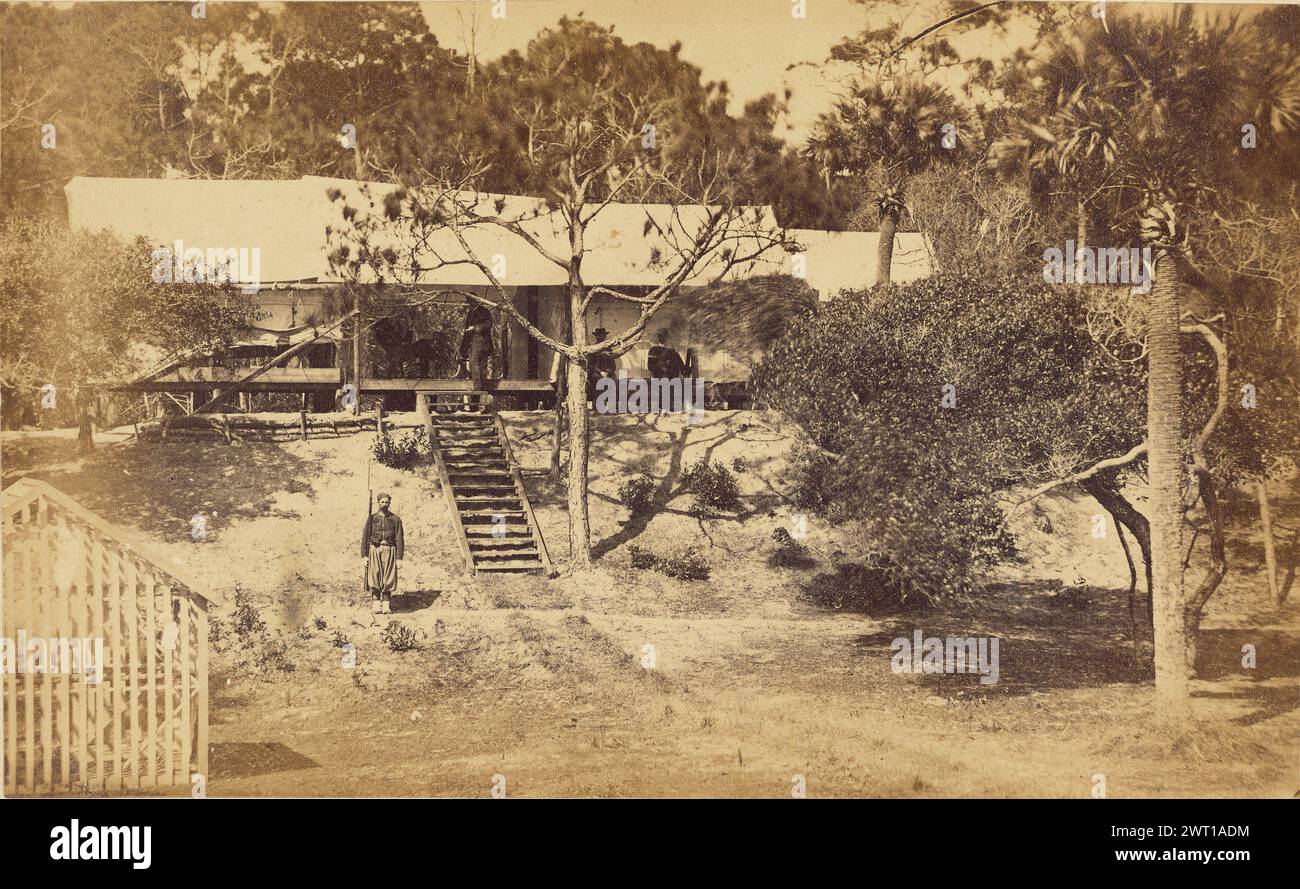 General Gillmore's Headquarters, Folly Island. Haas & Peale ...