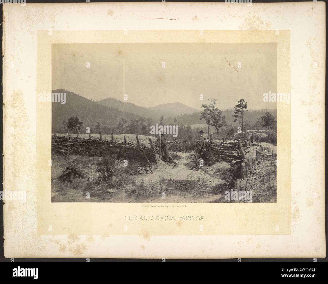The Allatoona Pass, Georgia. George N. Barnard, photographer (American ...