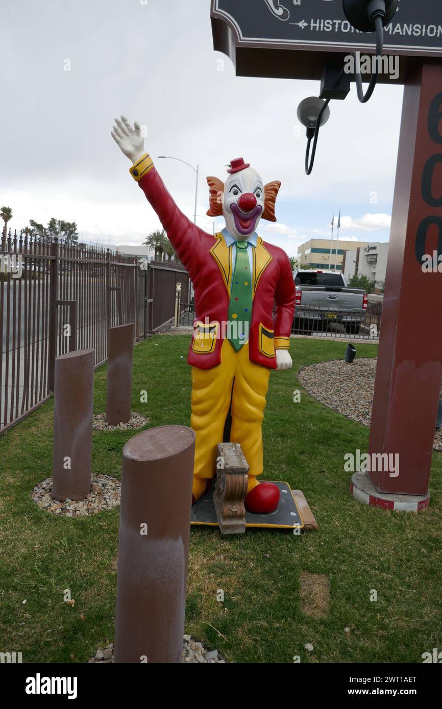Las Vegas, Nevada, USA 7th March 2024 Clown at Zak Bagans The Haunted ...