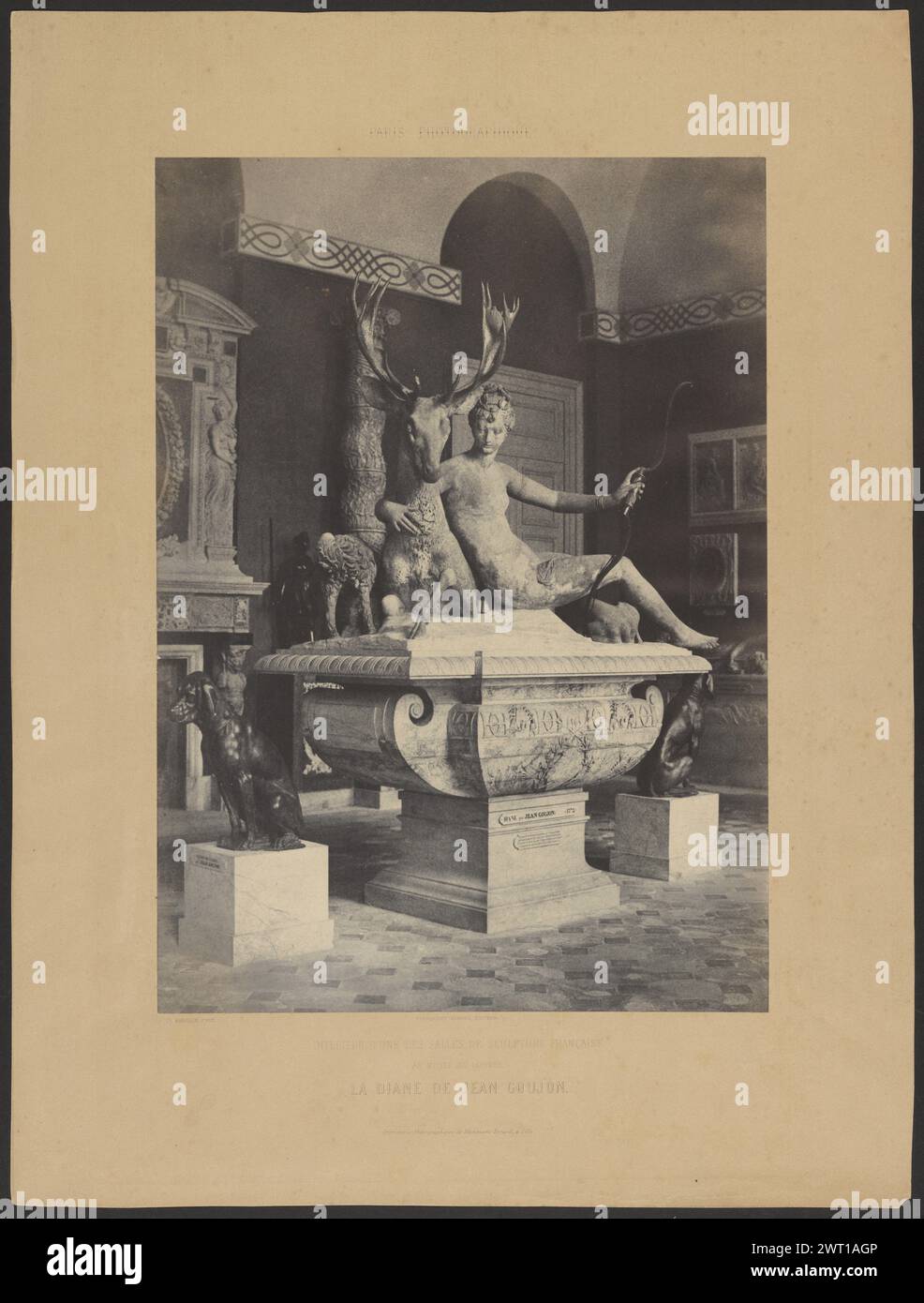 La Diane de Jean Goujon. Charles Marville, photographer (French, 1813 ...