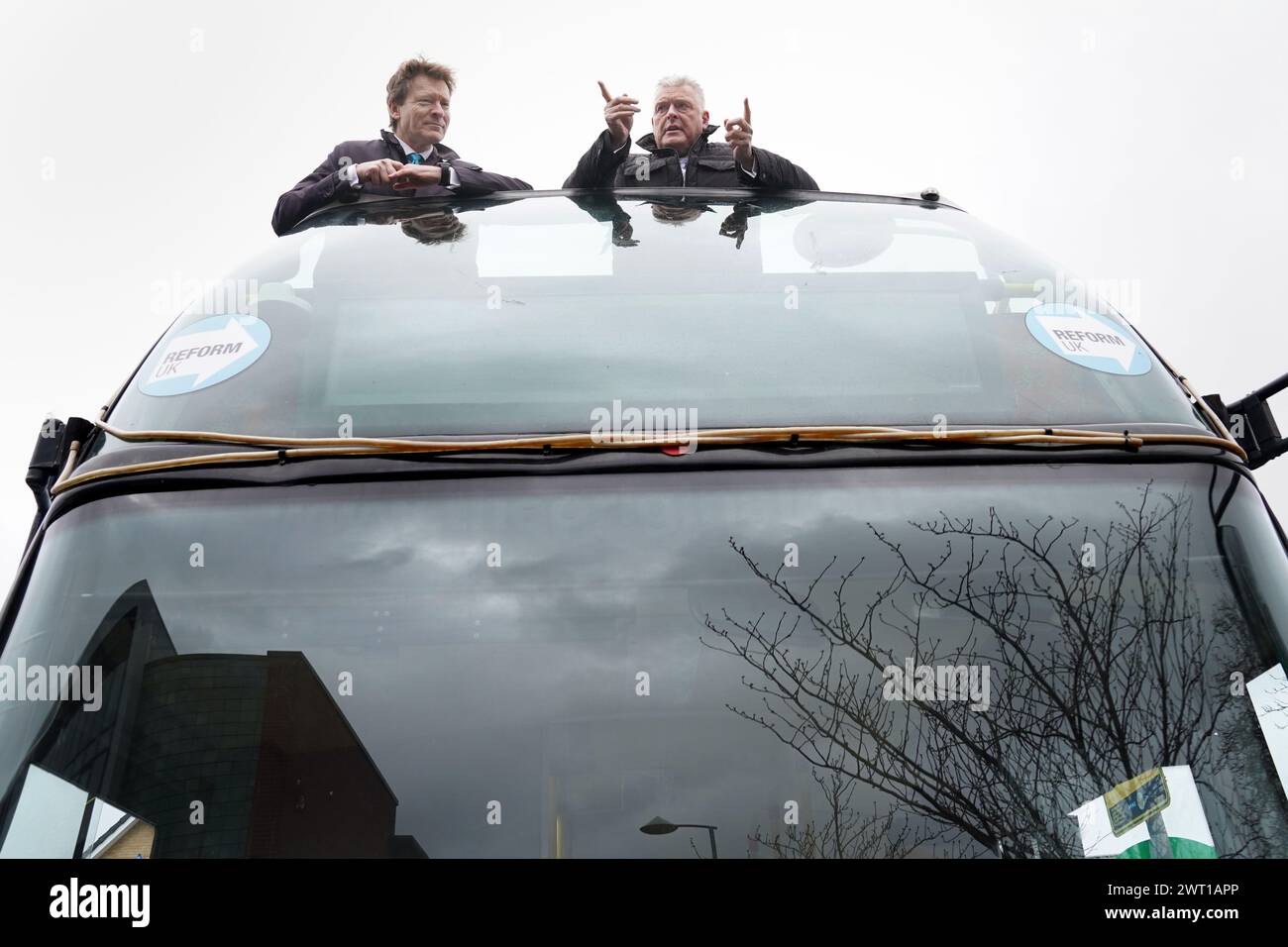 Reform UK leader Richard Tice (left) joins newly-defected former ...