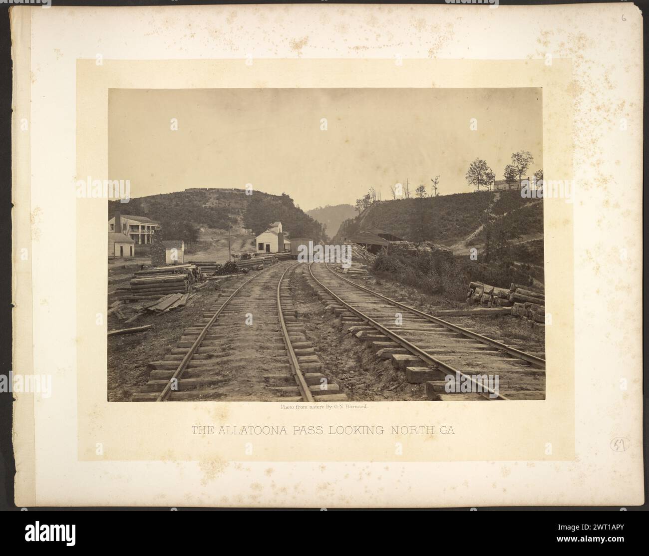 The Allatoona Pass Looking North, Georgia. George N. Barnard ...