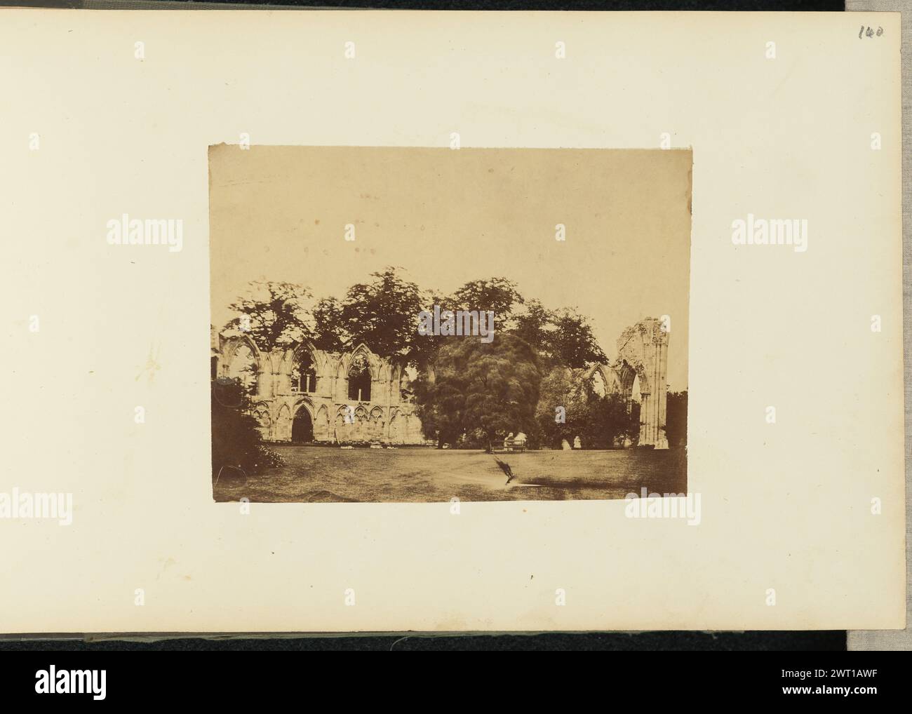 Stone ruins. Sir John Joscelyn Coghill, photographer (Irish, 1826 ...