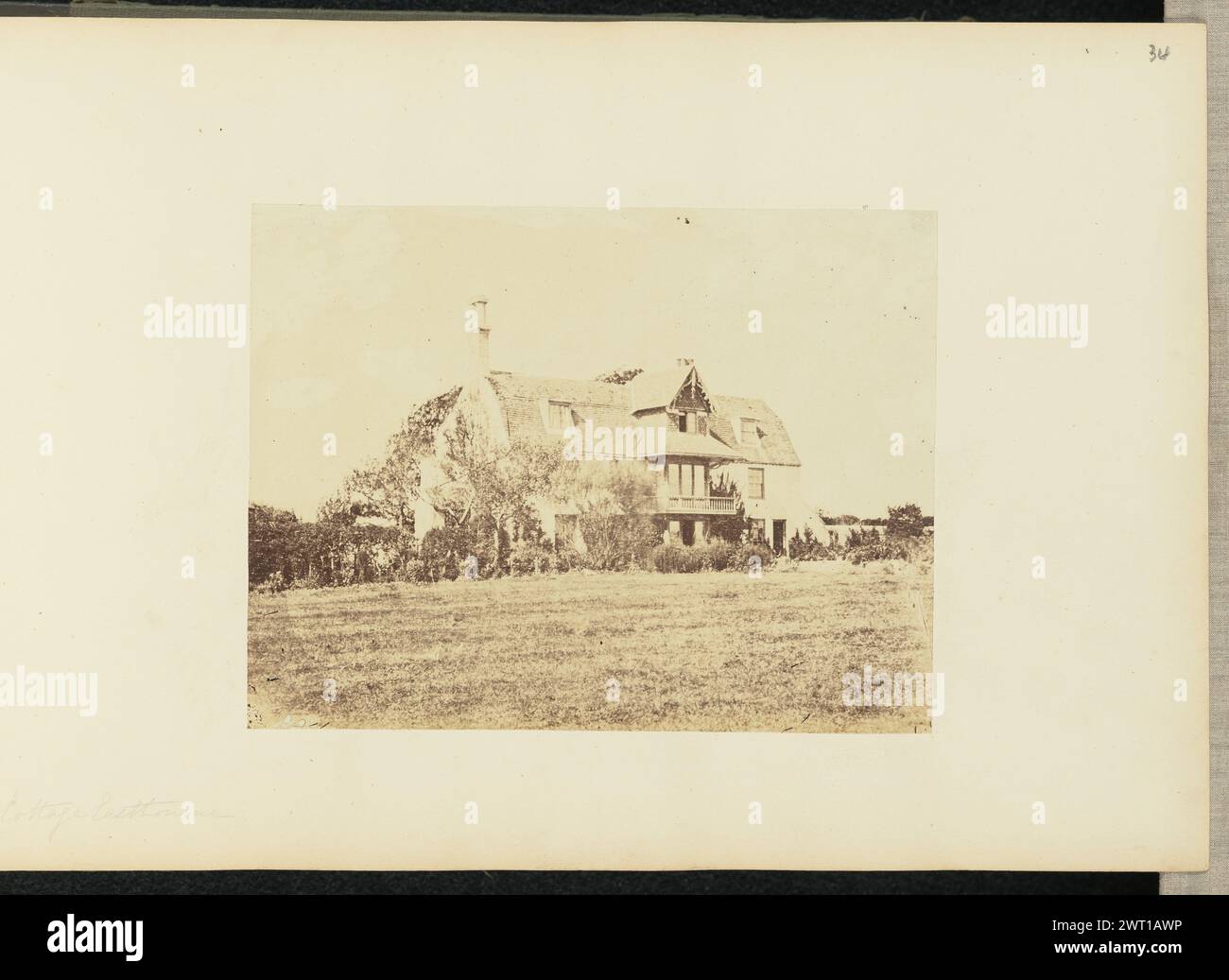 Cottage, Eastbourne. Sir John Joscelyn Coghill, photographer (Irish ...