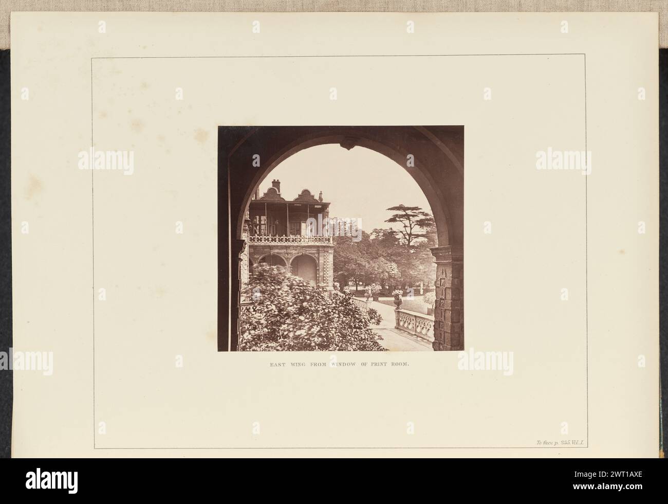 East Wing from Window of Print Room. Philip H. Delamotte, photographer ...