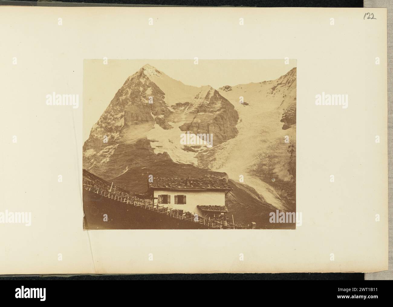 House in mountains. Sir John Joscelyn Coghill, photographer (Irish ...