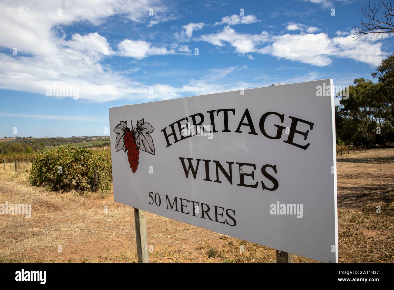 Heritage Wines vineyard and winery in the Barossa valley, Australian ...