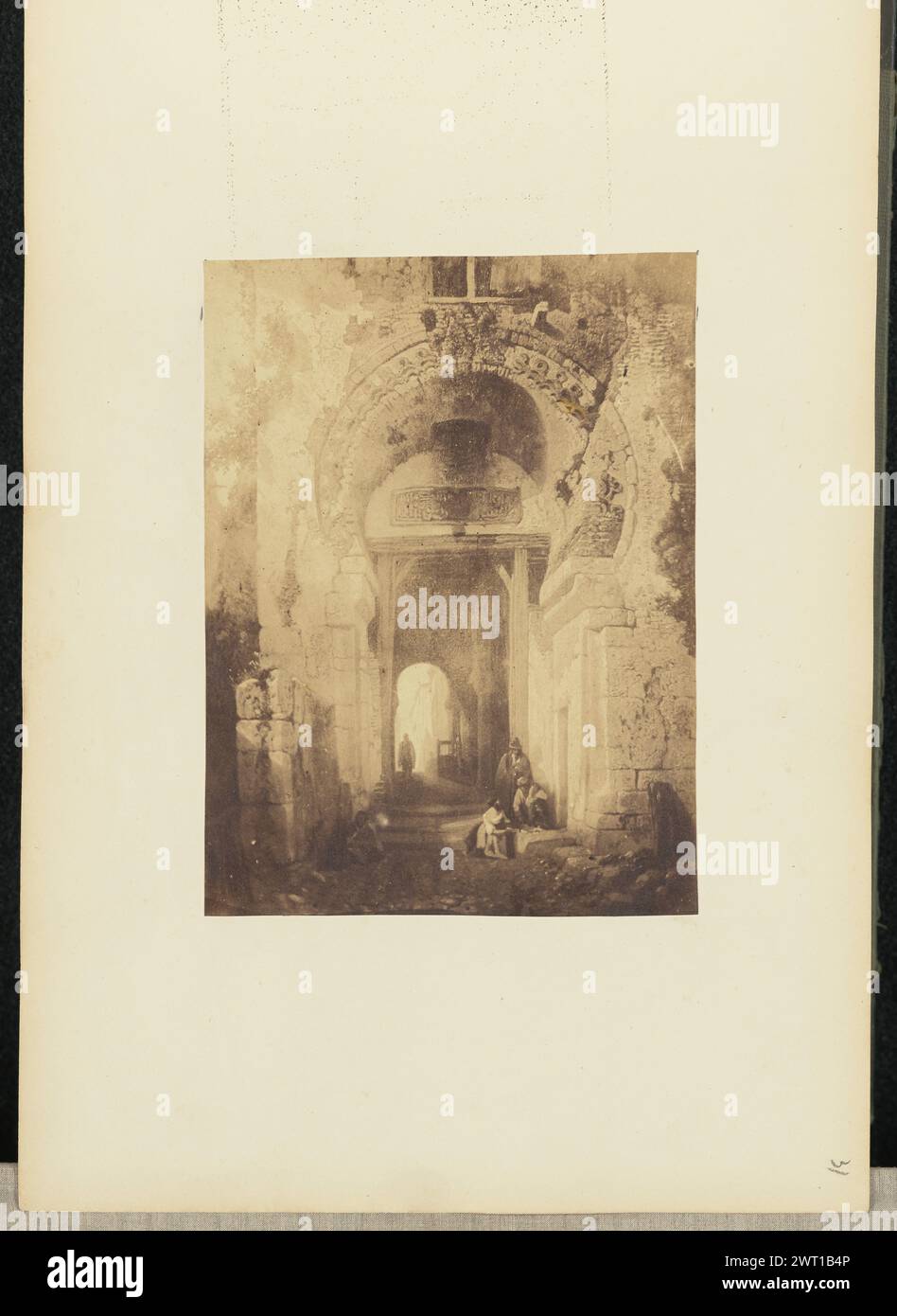 Arched passageway. Sir John Joscelyn Coghill, photographer (Irish, 1826 ...