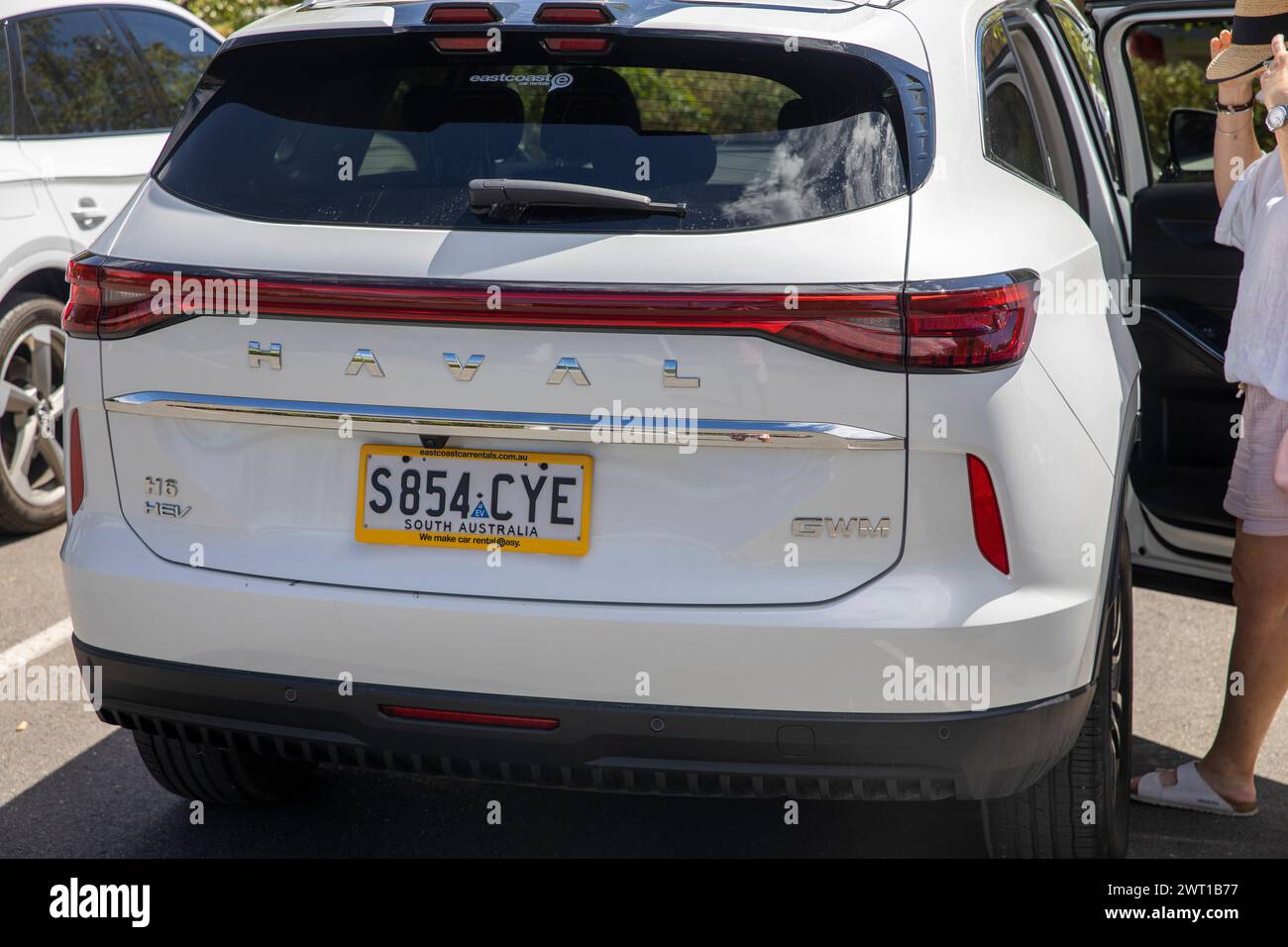 White Haval H6 Chinese made SUV,parked in South Australia with model ...