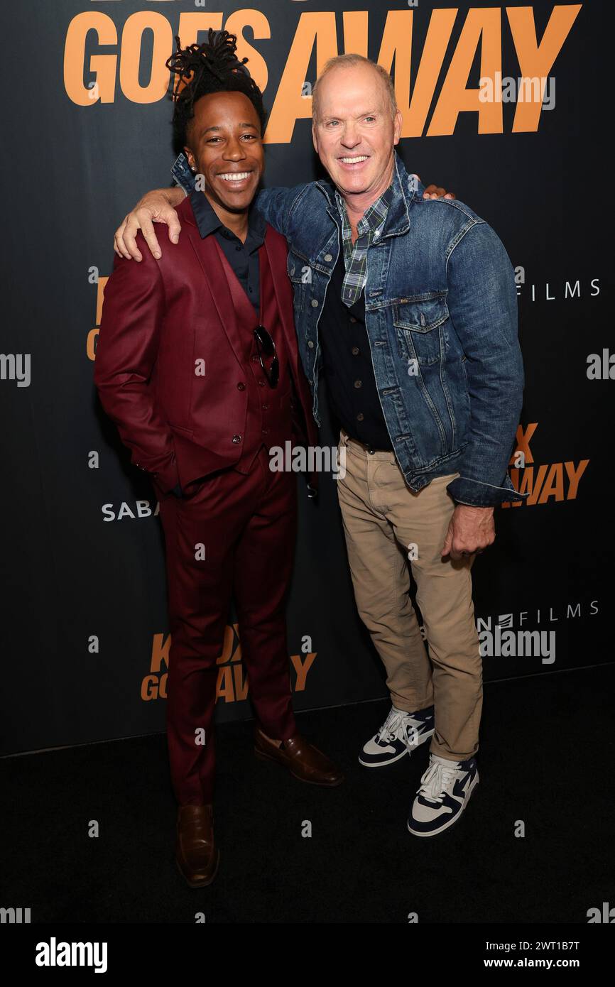 Los Angeles, Ca. 14th Mar, 2024. Chad Chambers, Michael Keaton at the ...