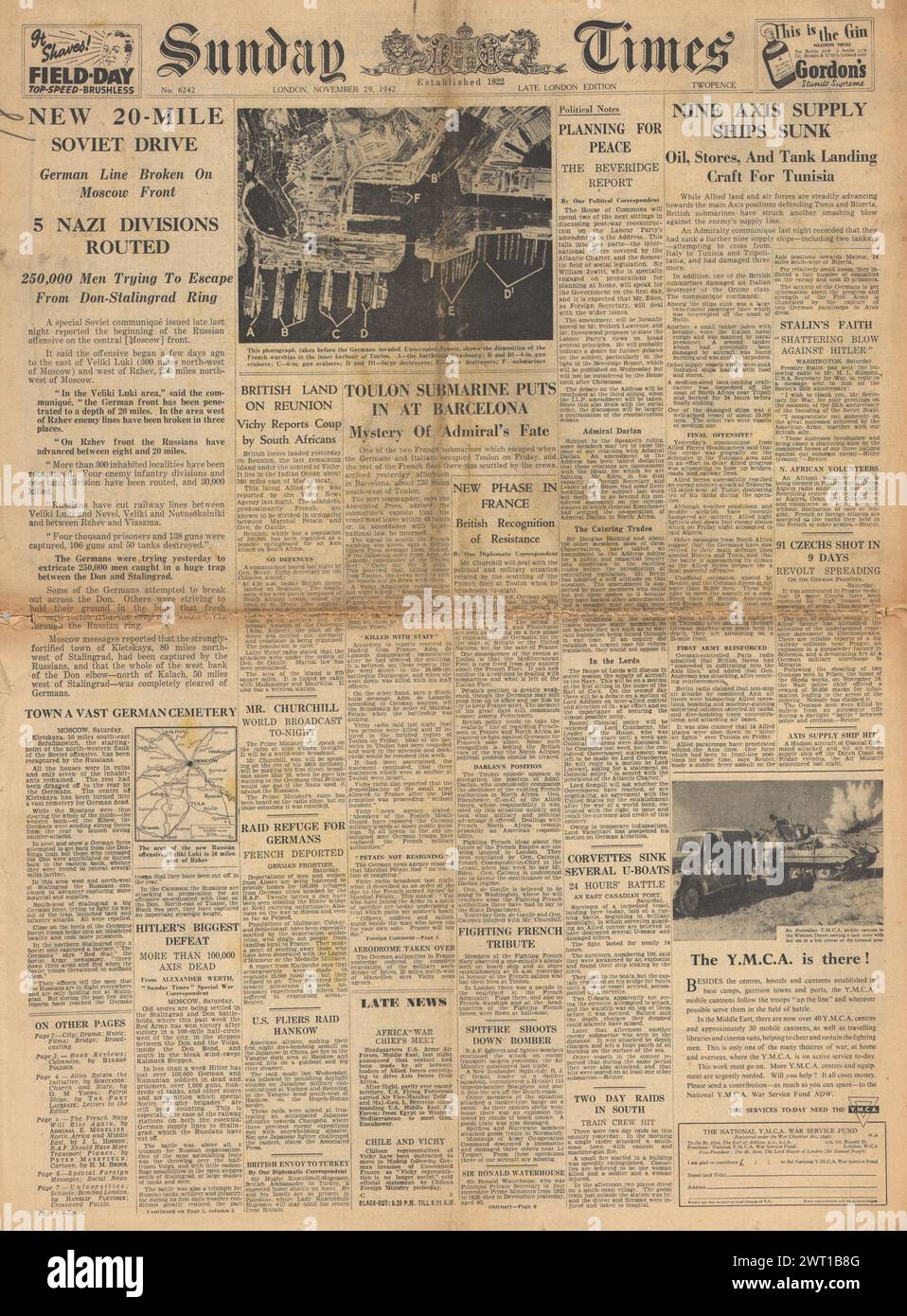 Scuttled french fleet at toulon hi-res stock photography and images - Alamy