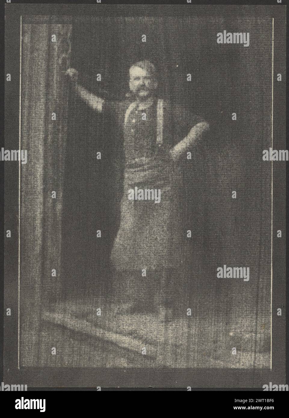Blacksmith Standing in Doorway, Pipe in Mouth. Doris Ulmann ...