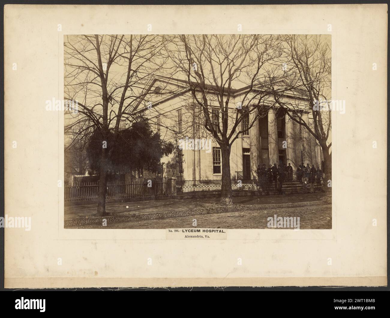 No. 291. Lyceum Hospital, Alexandria, Va.. A.J. Russell, photographer ...