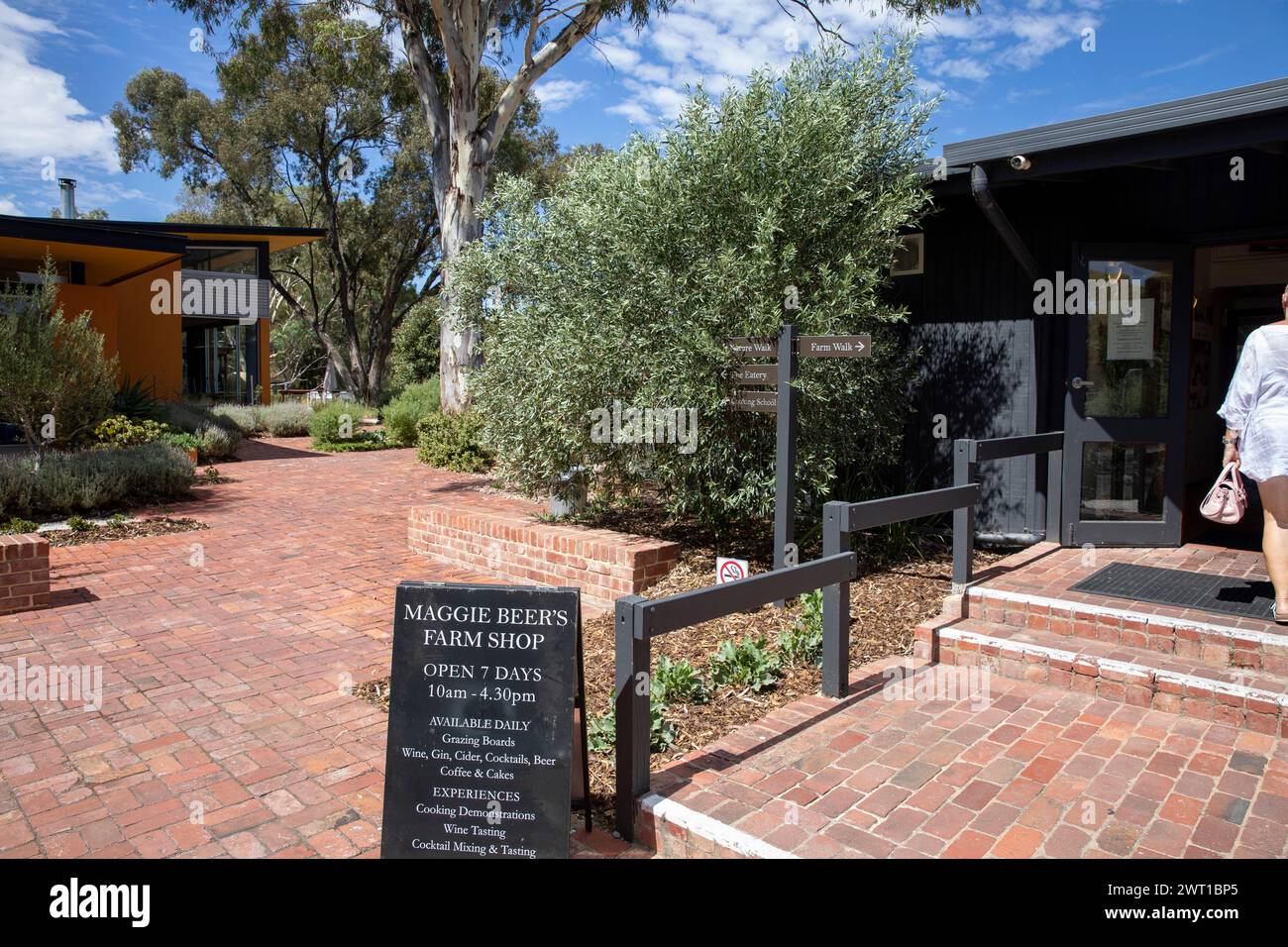 Maggie Beer farm shop in Nuriootpa Barossa Valley, model released woman ...