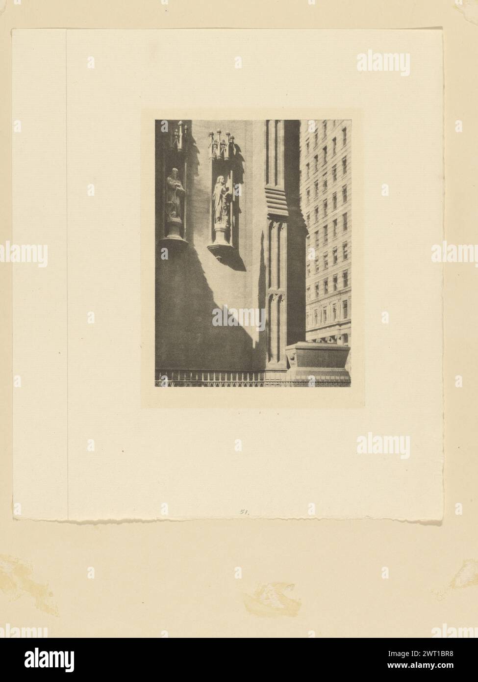 Detail - Trinity Church. Arthur F. Kales, photographer (American, 1881 ...