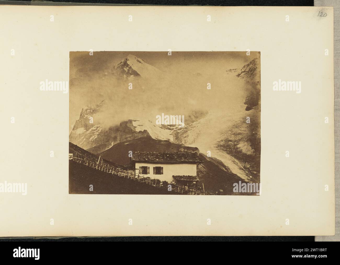 House in mountains. Sir John Joscelyn Coghill, photographer (Irish ...