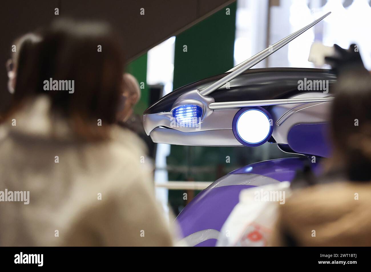 March 15, 2024, Tokyo, Japan: People gather to see a real-life version ...