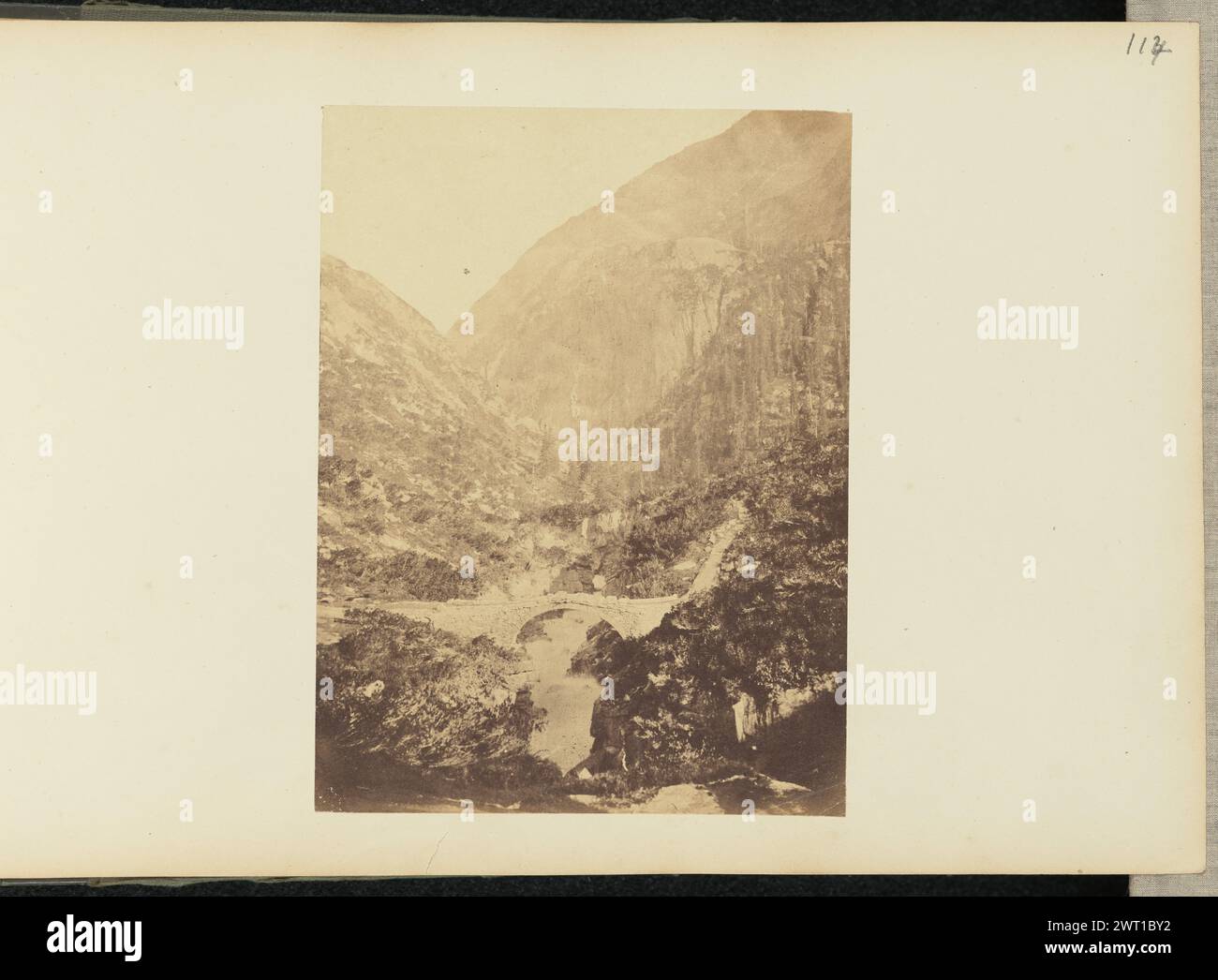 Mountain landscape. Sir John Joscelyn Coghill, photographer (Irish ...