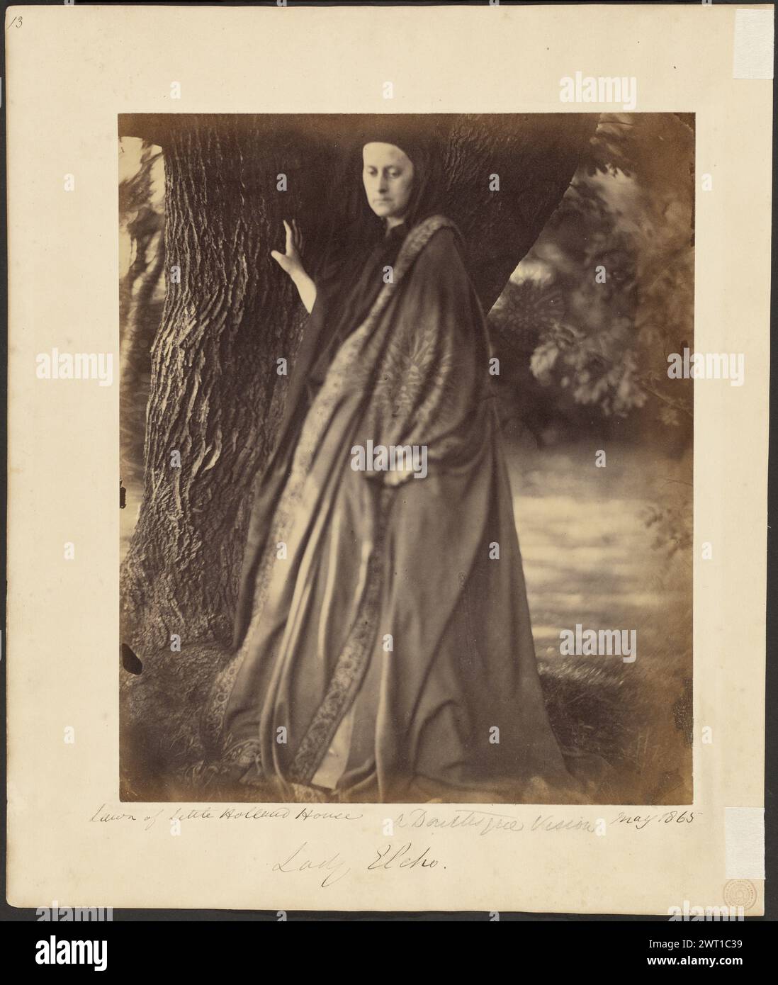 Lady Elcho / A Dantesque Vision. Julia Margaret Cameron, photographer ...