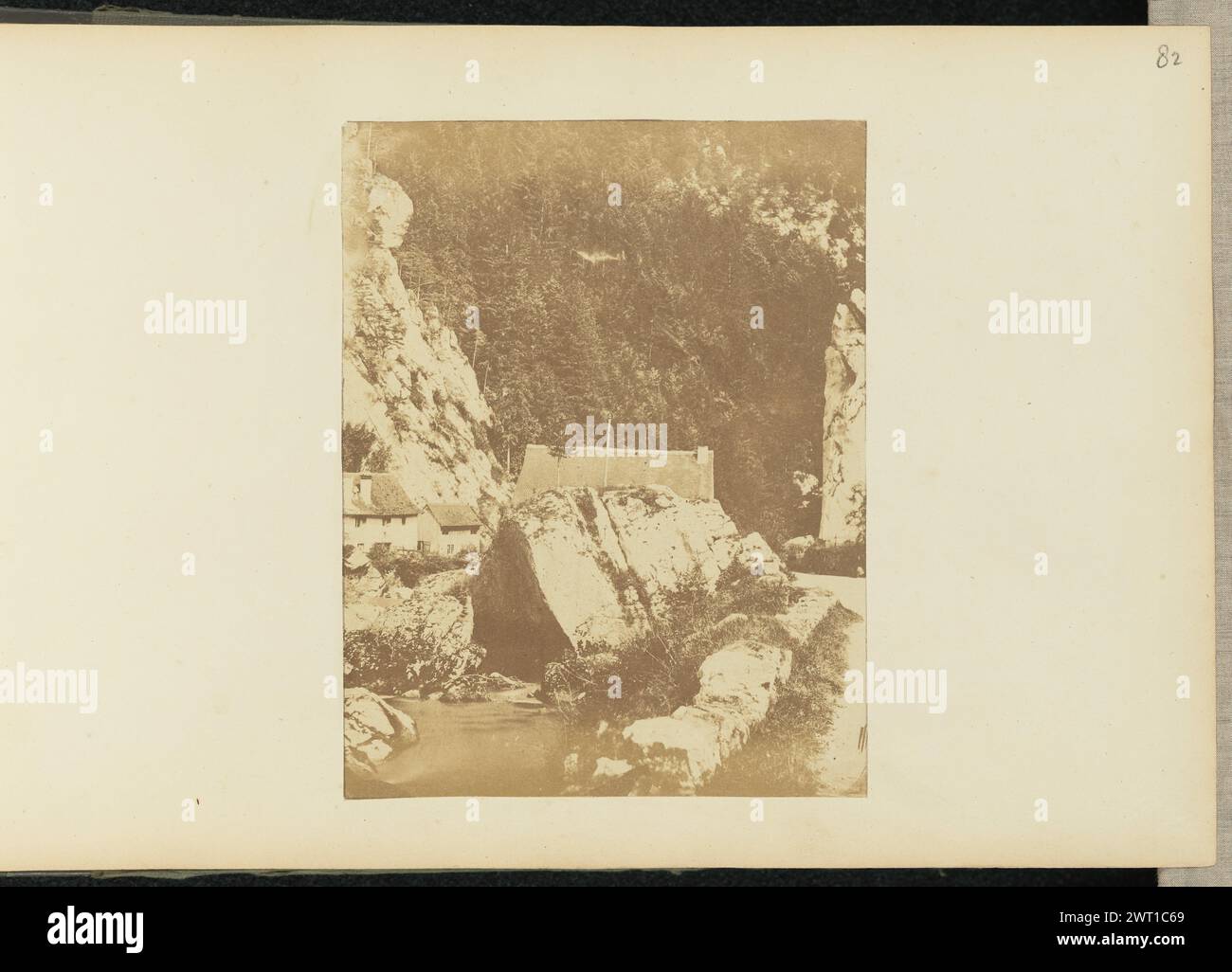 Rock formation. Sir John Joscelyn Coghill, photographer (Irish, 1826 ...