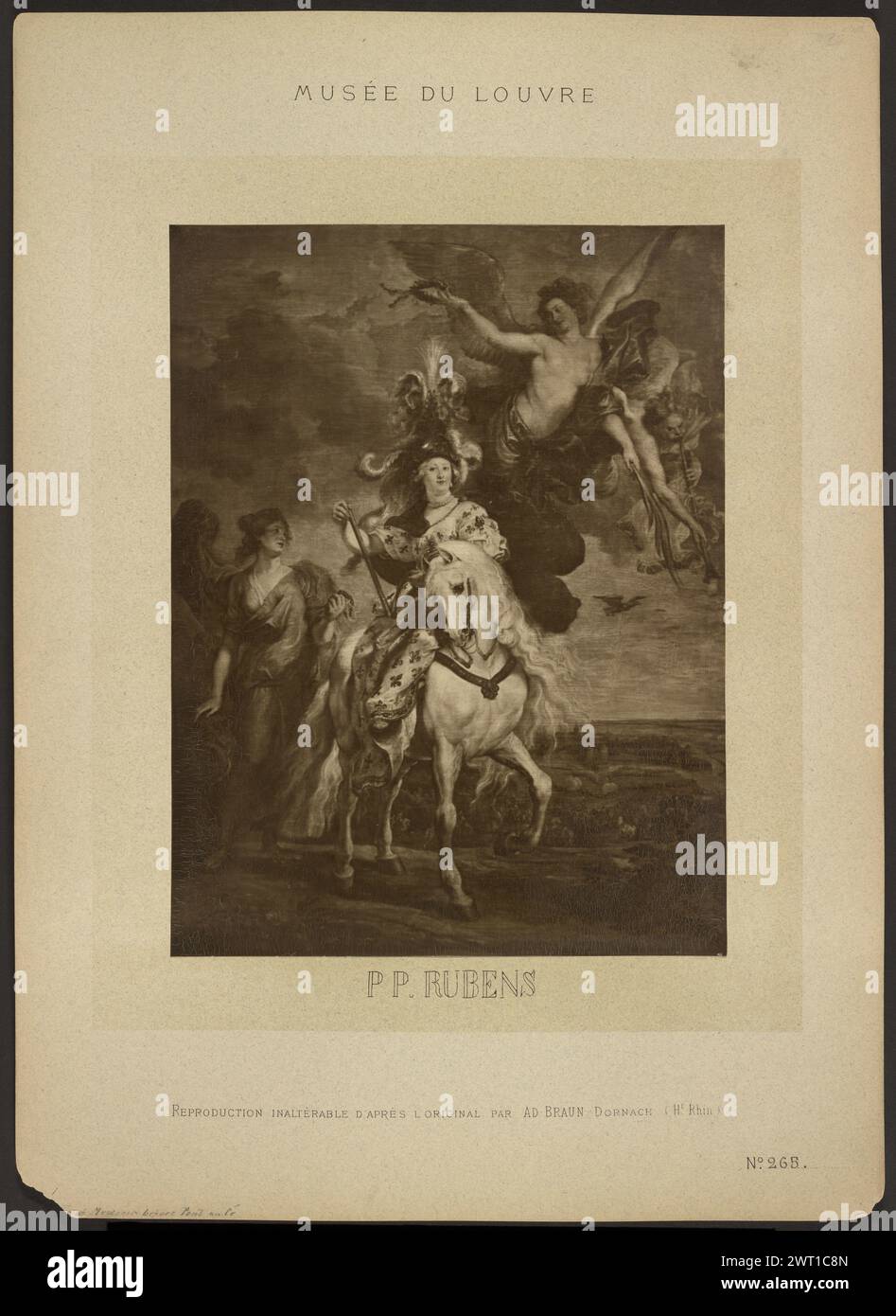 Capture of Juliers by Ruben, Musee du Louvre. Adolphe Braun ...